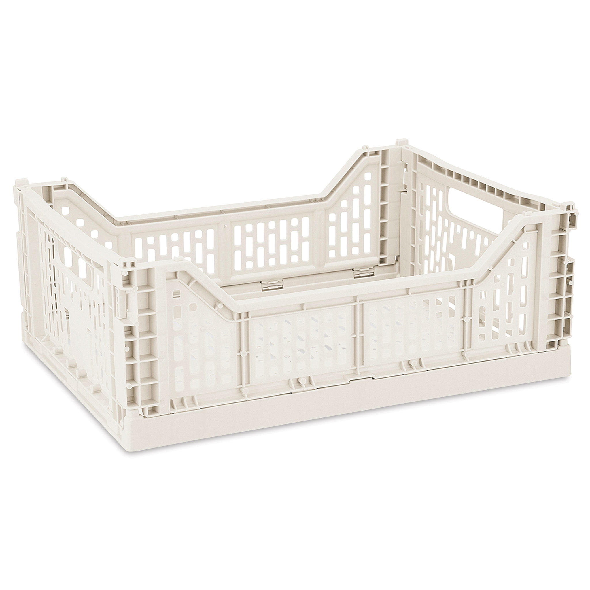 Top Notch Collapsible Bin - Ecru, Large - Walmart.com