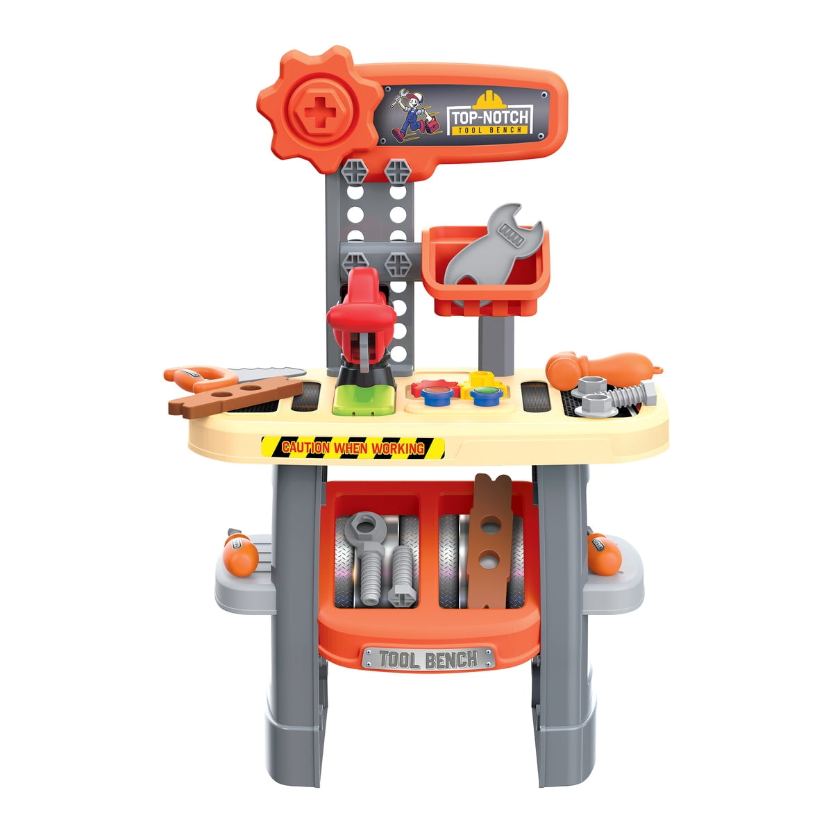 Top-Notch Kid's Tool Bench Playset (32 Pieces) - Walmart.com