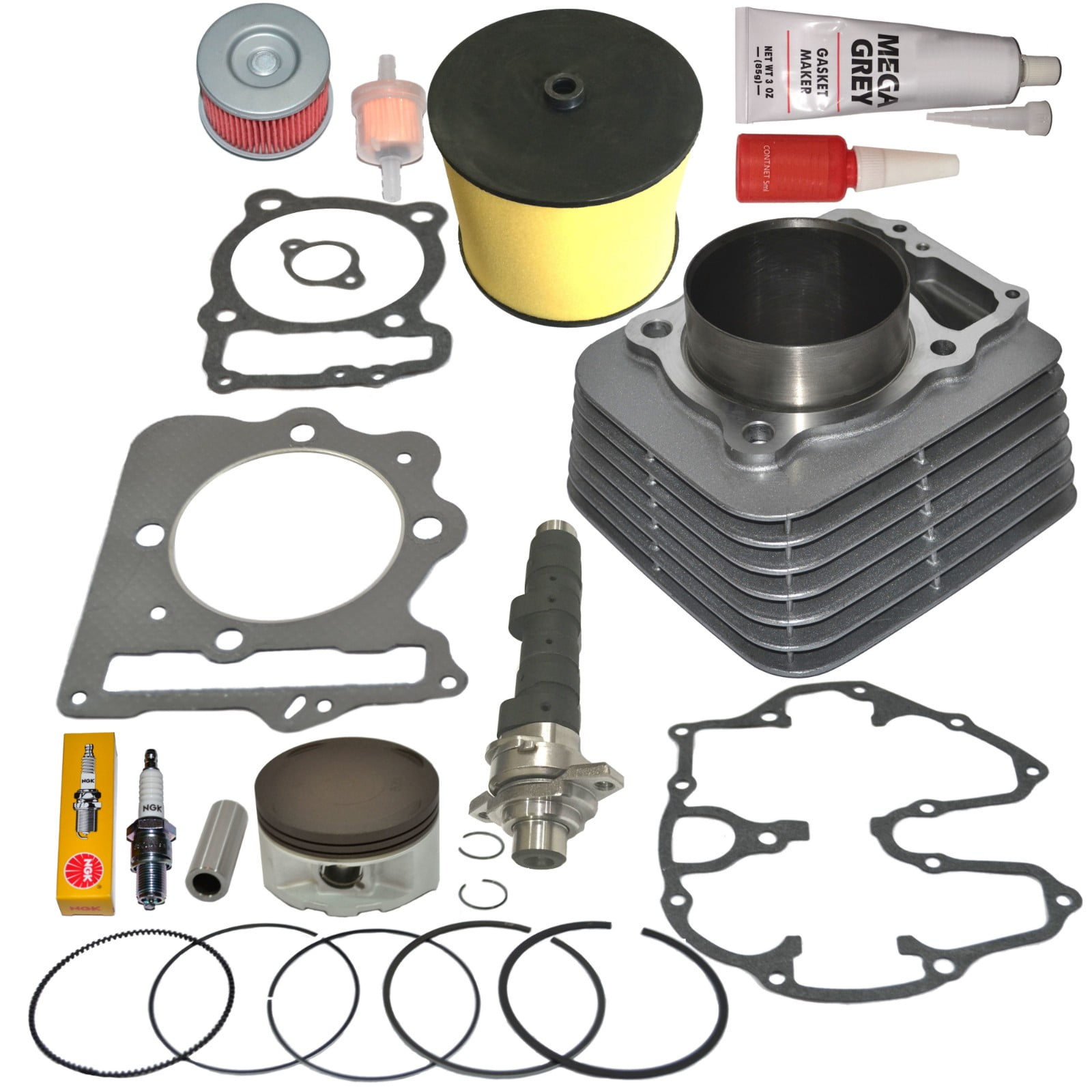 Top Notch Parts Honda Xr 400r XR400R Xr 400 Cylinder Piston Cover Cam ...