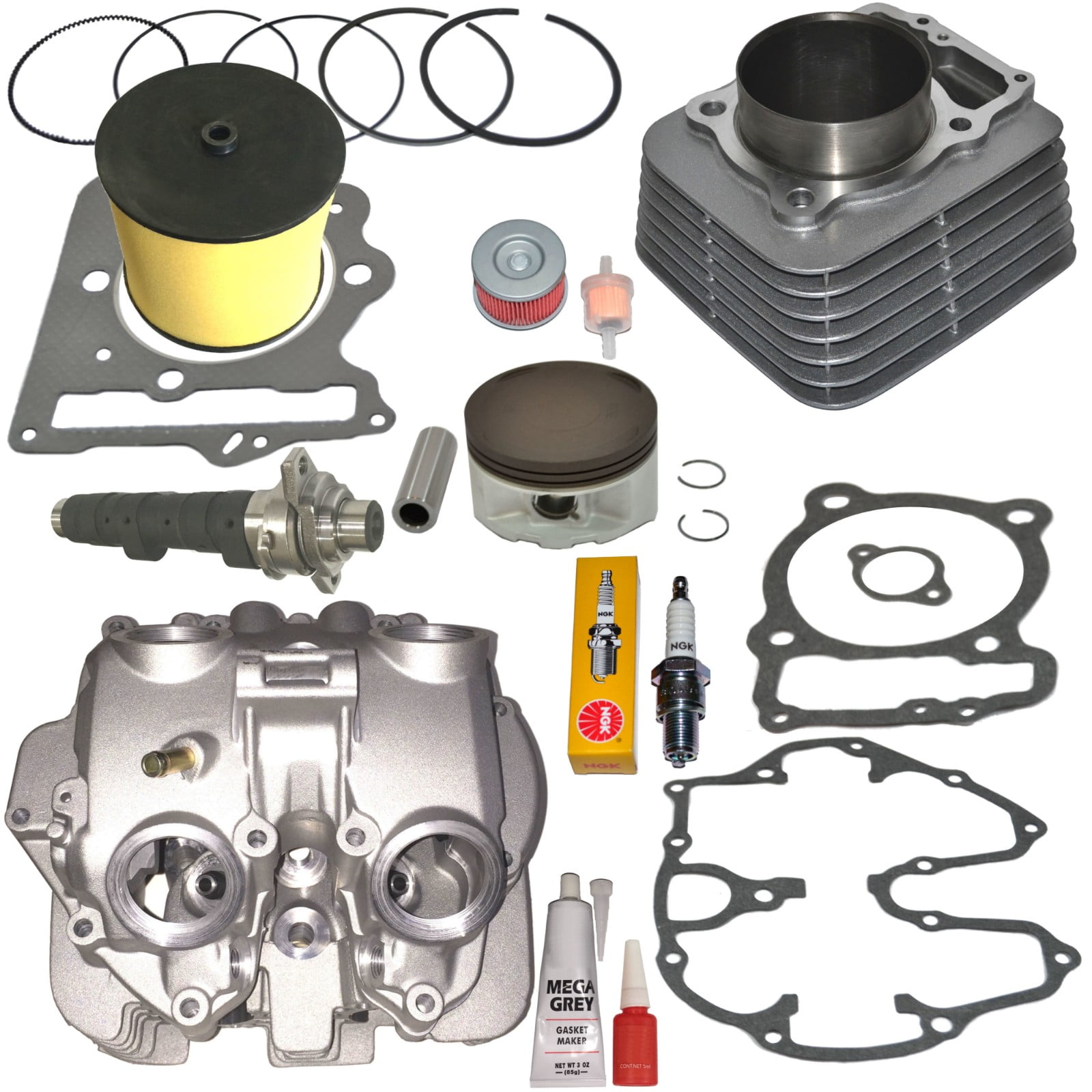 Top Notch Parts Honda Xr400r XR 400R Cylinder Piston Head Cover Cam ...