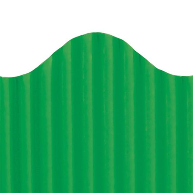 Top Notch Teacher Products Corrugated Border, Deep Green, 2 1/4" W x 50 ...