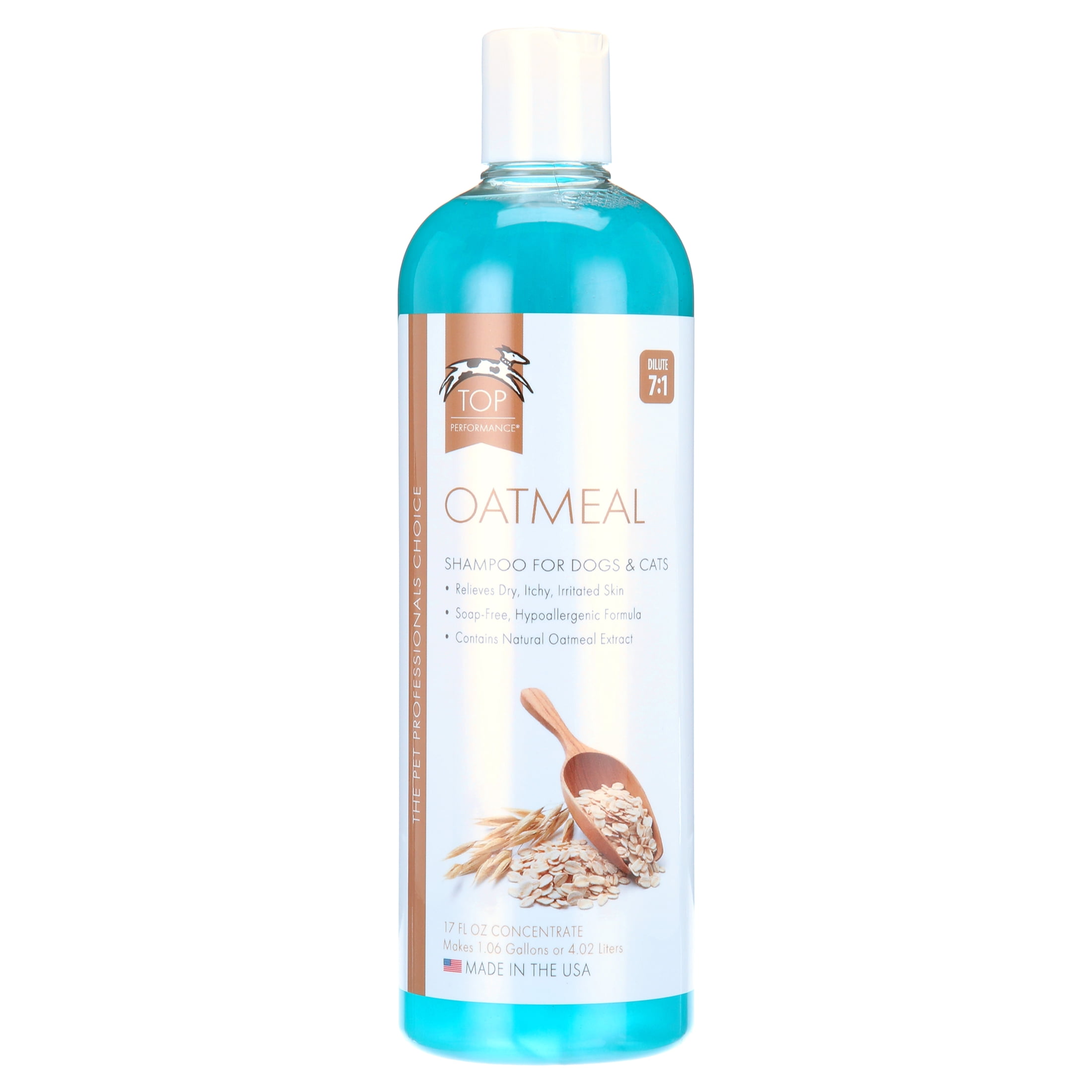 Top Performance Oatmeal Dog and Cat Shampoo, 17oz - Walmart.com