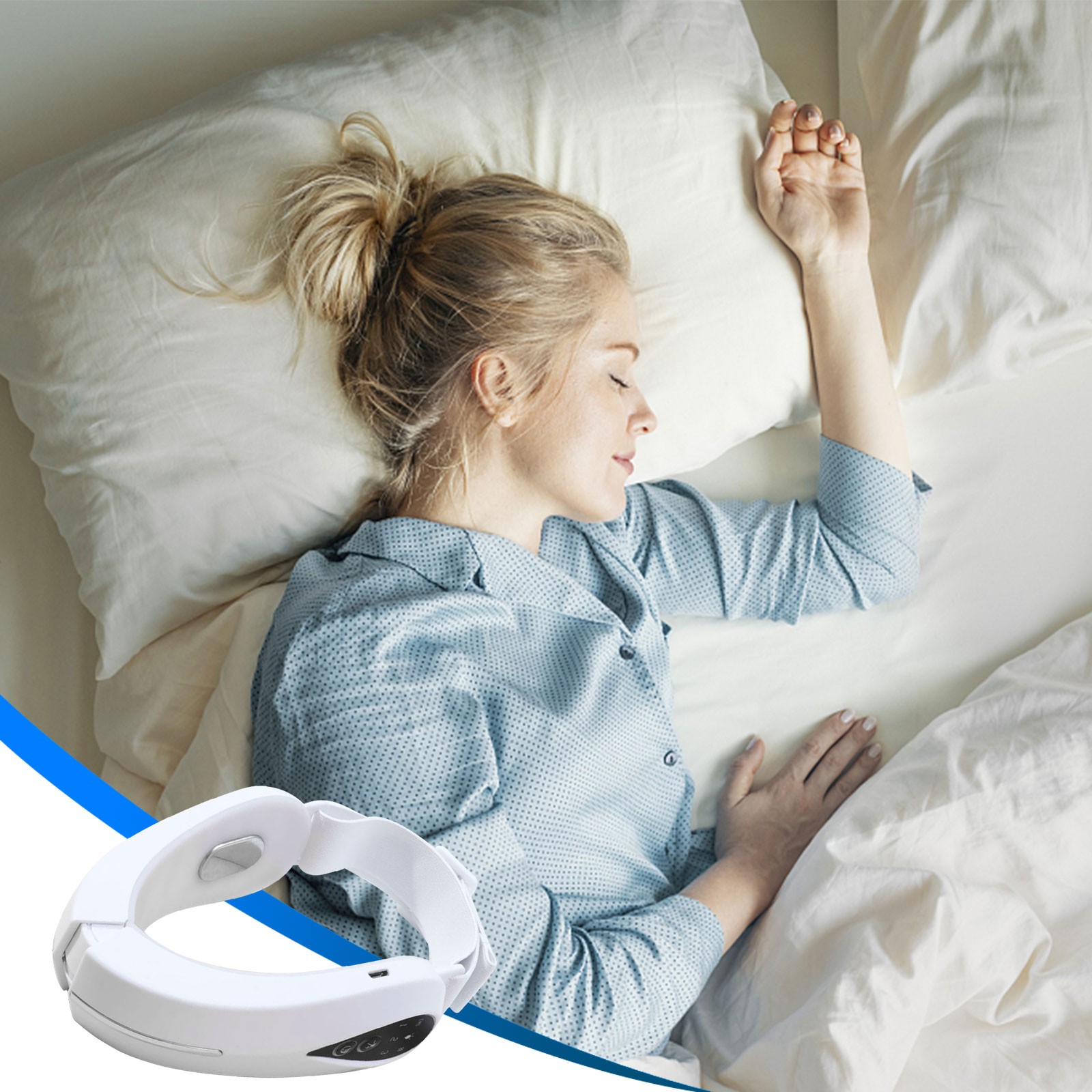 Top Pick,Face Lift With Face V-line Double Chin Red Blue LED Christmas ...