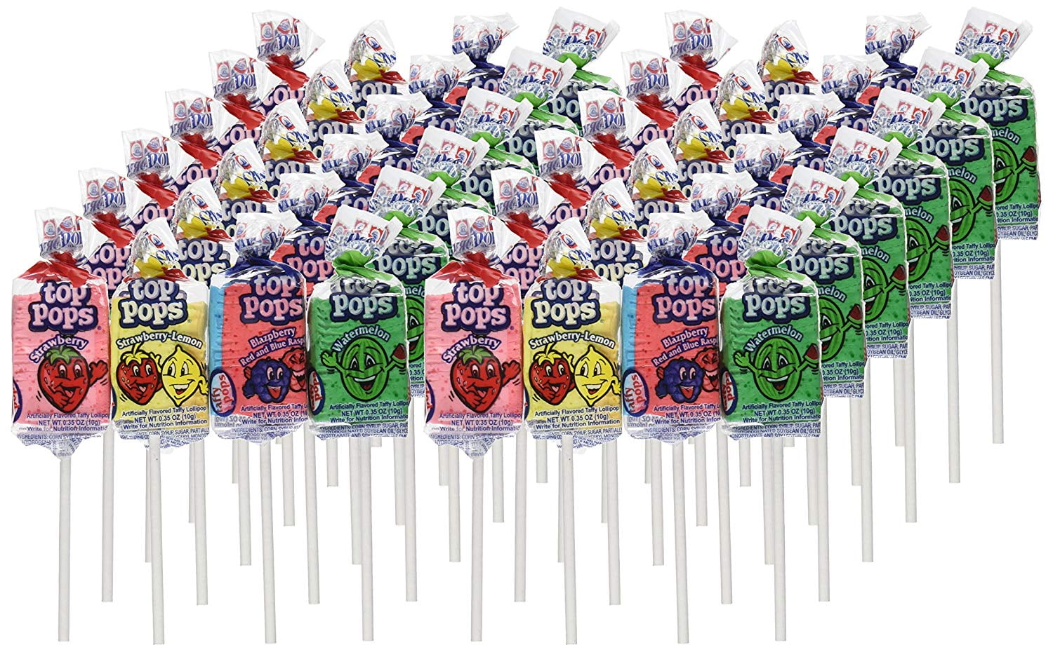 Dorval Multiple Base Flavor Pop Lollipop Box, Non-Chocolate Candy ...