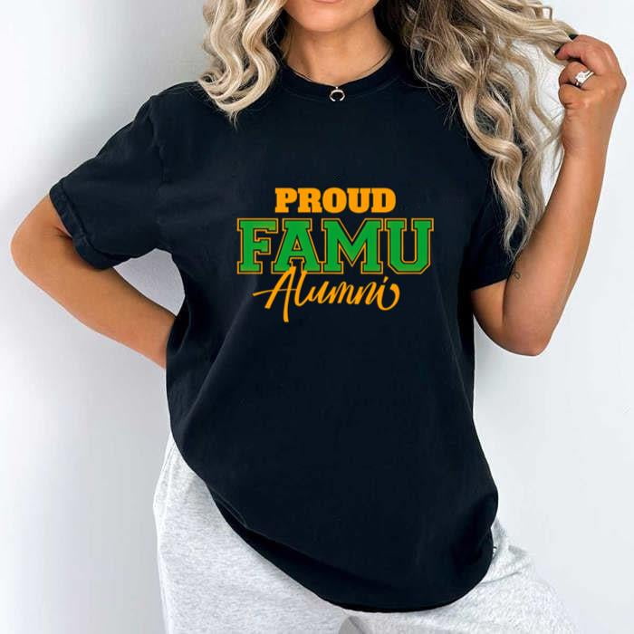 Top Proud FAMU Alumni University T-Shirt HBCU Comfort Color T-Shirt ...