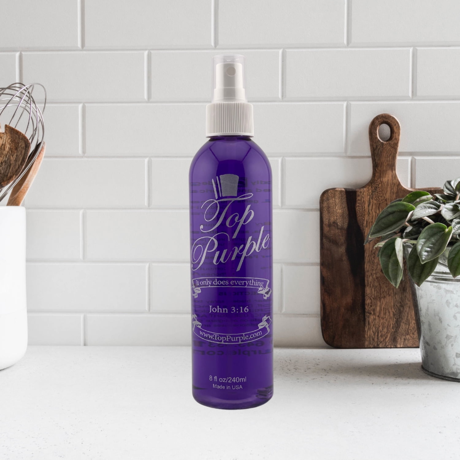 Top Purple, Jewelry Cleaner, 8oz Bottle, Safe on All Jewelry - Walmart.com