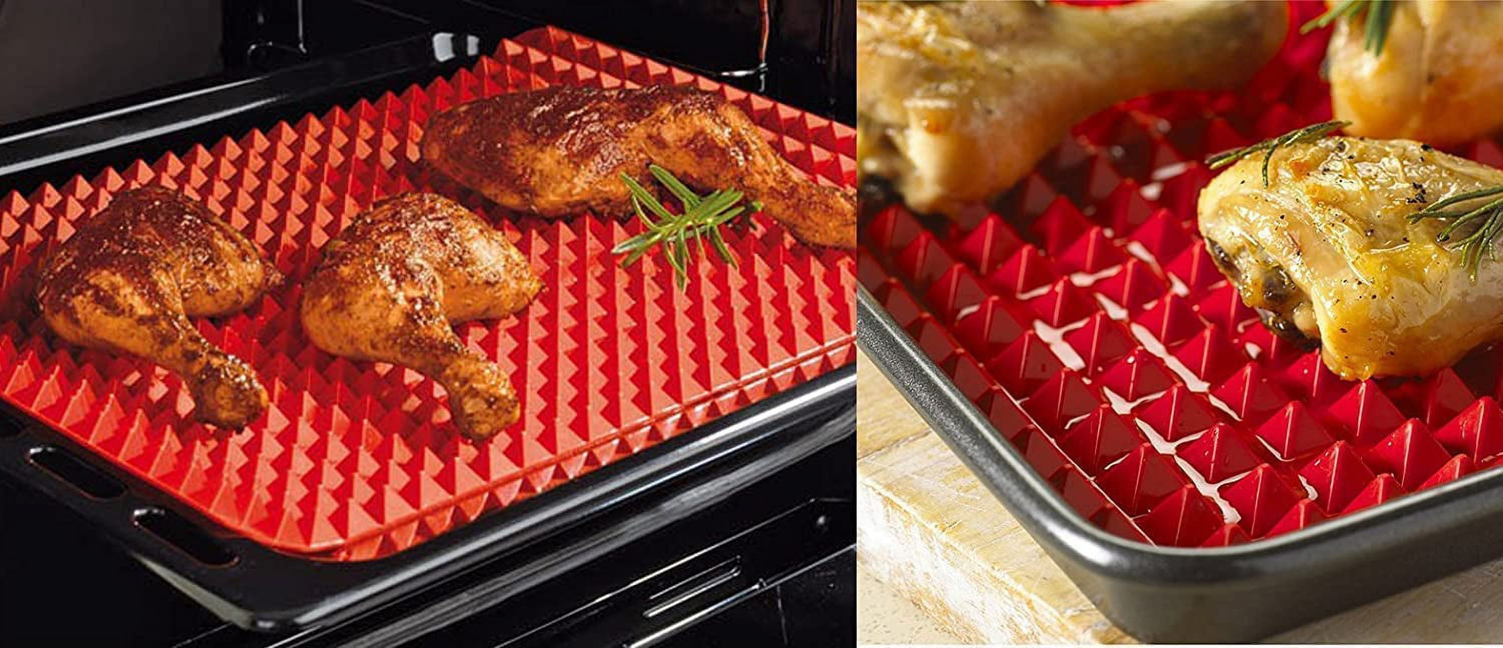 Top Pyramid Pan | 16 X 11 Inches Large Red Pyramid / Raised Cone Shaped ...