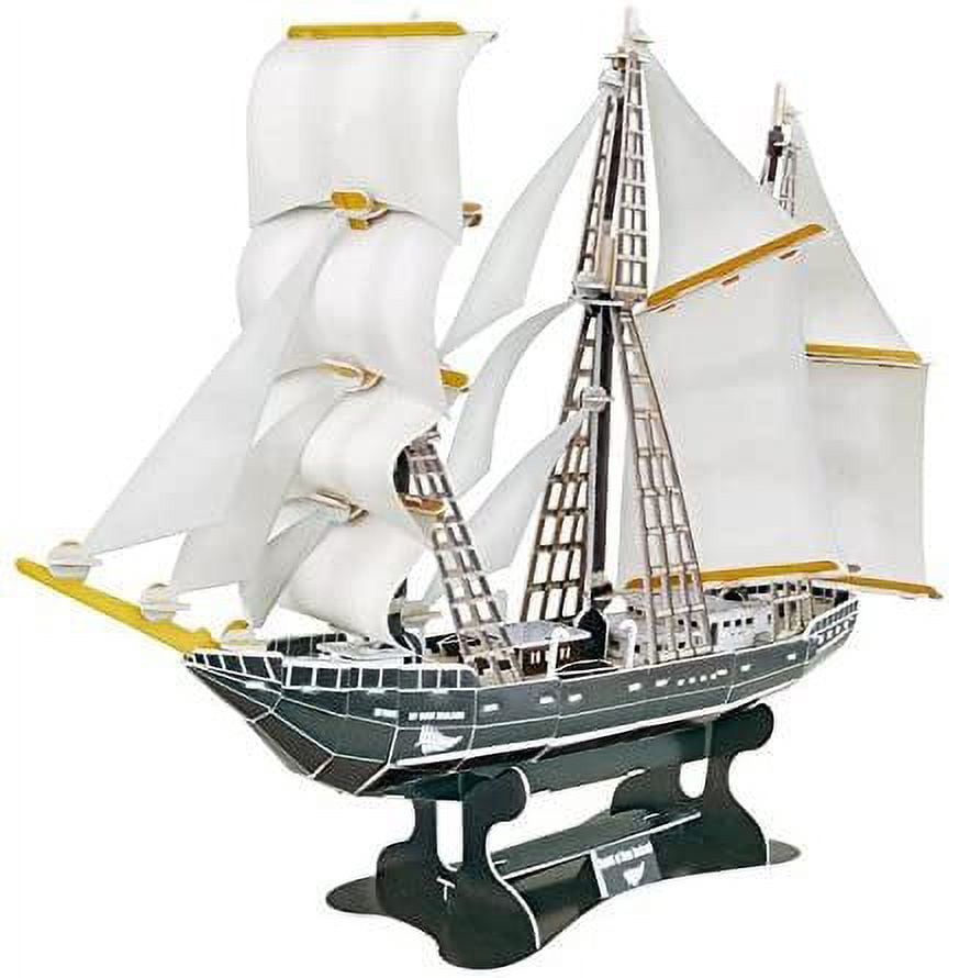 Top Race 3D Puzzle Sailboat, Sailboat Puzzle, No Glue, No Scissors ...