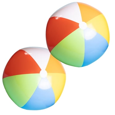 A-Waroom 5 Pieces 11.8 inch Beach Balls - 6 Color Rainbow Beach Ball ...
