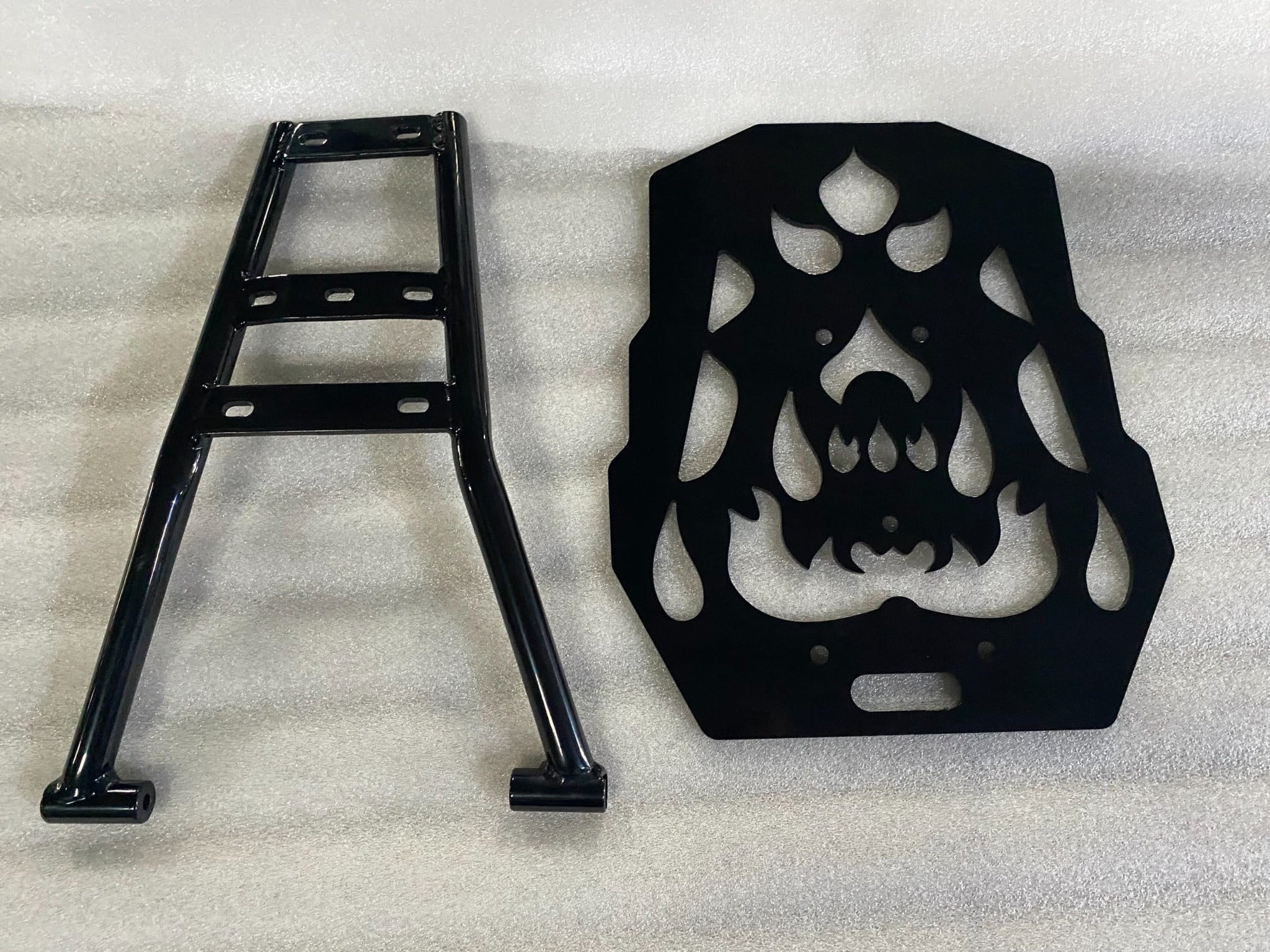 Top Rack Luggage Mount Black Fits SUZUKI DRZ400S DRZ400SM 2000-2024 ...