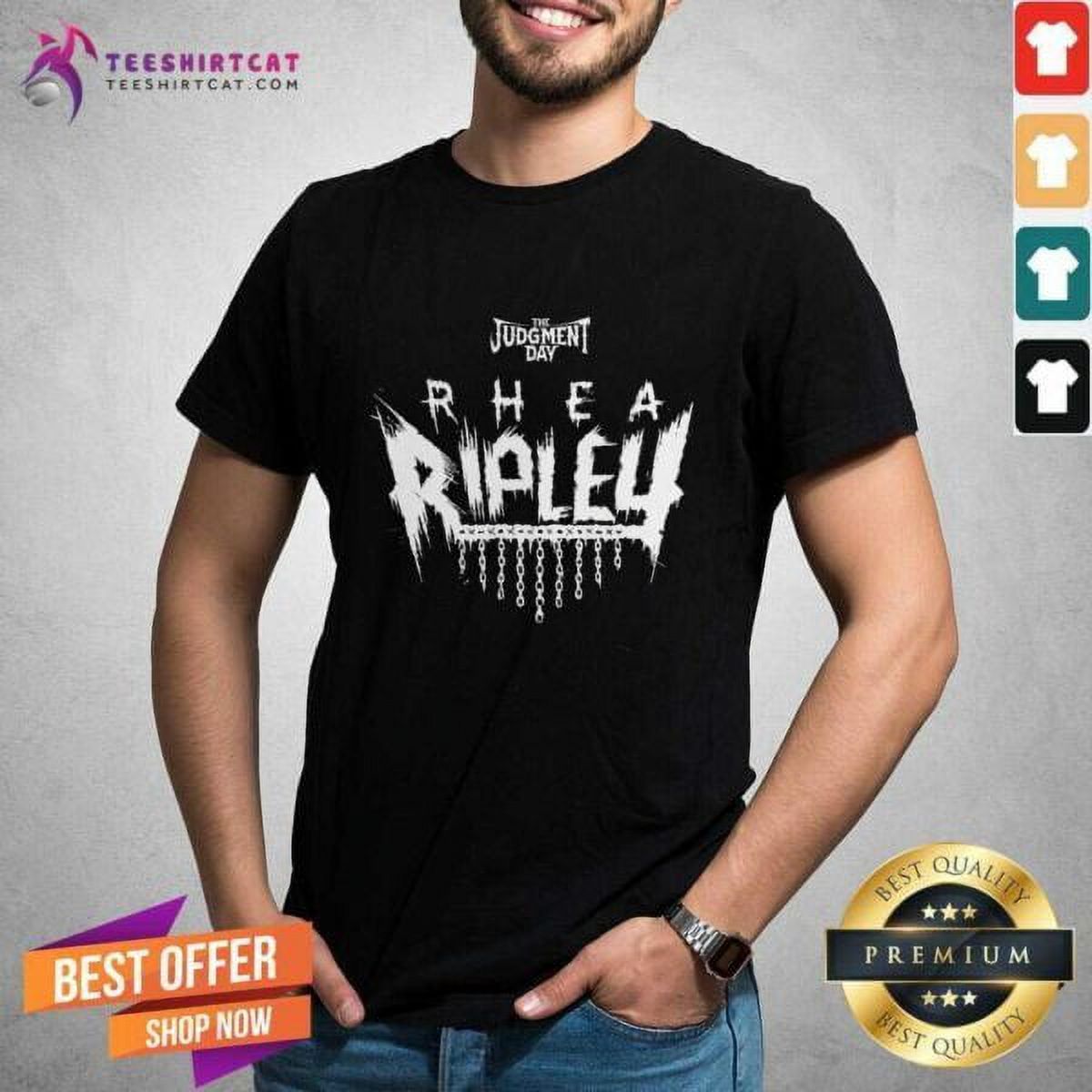 Top Rhea Ripley T-shirt - Walmart.com