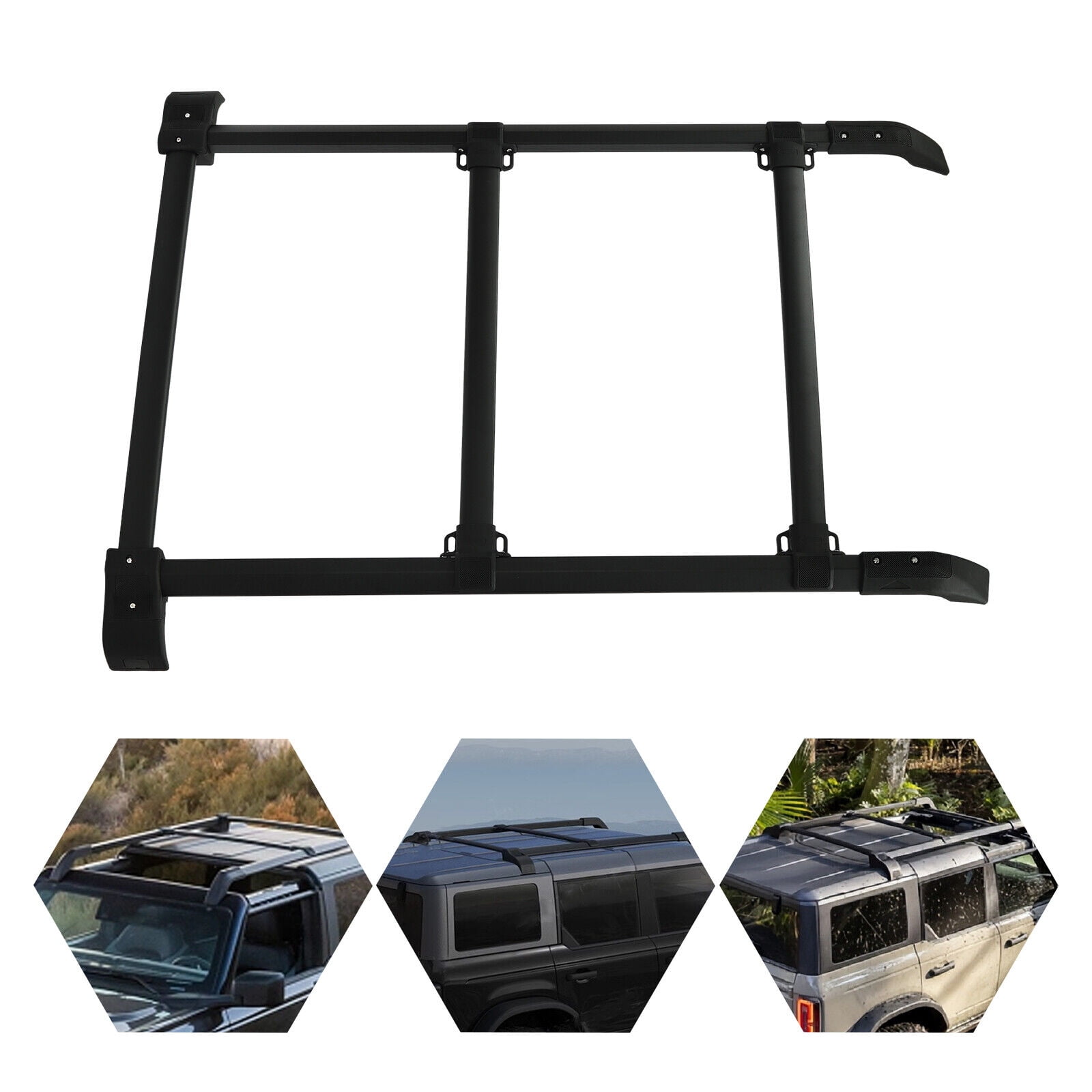 Top Roof Rack Cross Bar Luggage Cargo Carrier for Ford Bronco 2021 2022 ...