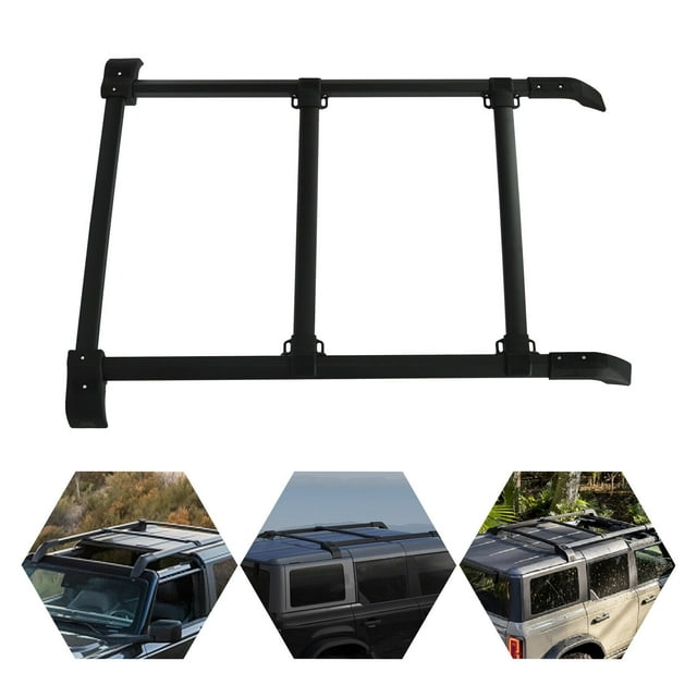 Top Roof Rack Cross Bar Luggage Cargo Carrier for Ford Bronco 2021 2022 ...