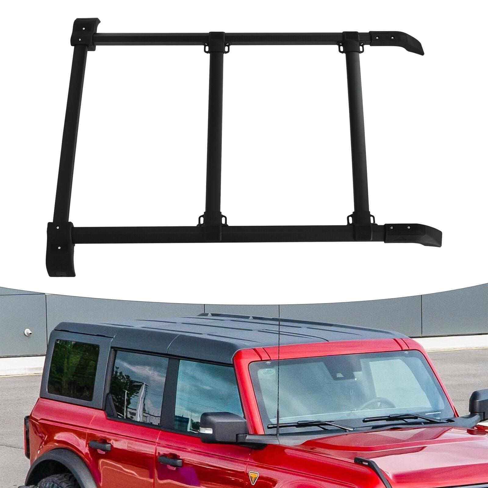 Top Roof Rack Cross Bar Luggage Cargo Carrier for Ford Bronco 2021-2023 ...
