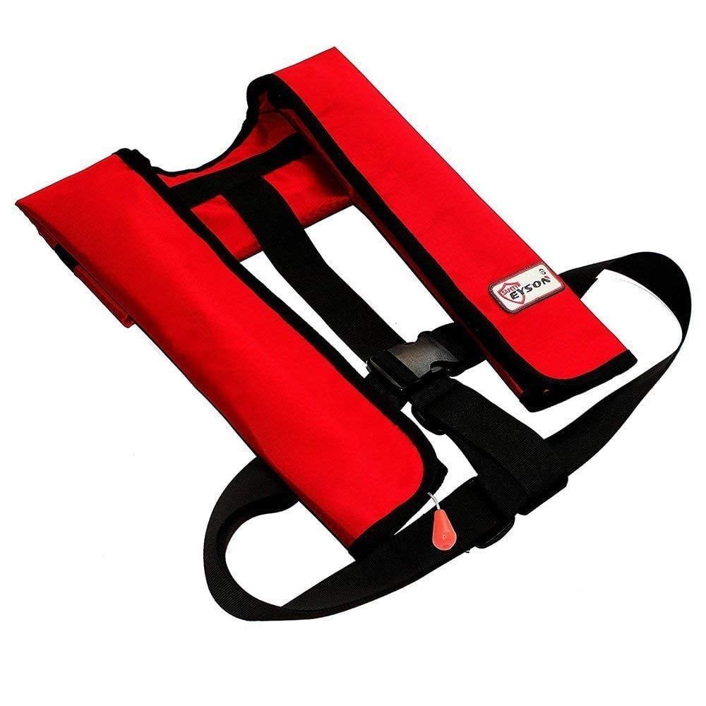 Top Safety Adult Life Jacket with Whistle - Auto Version Inflatable ...