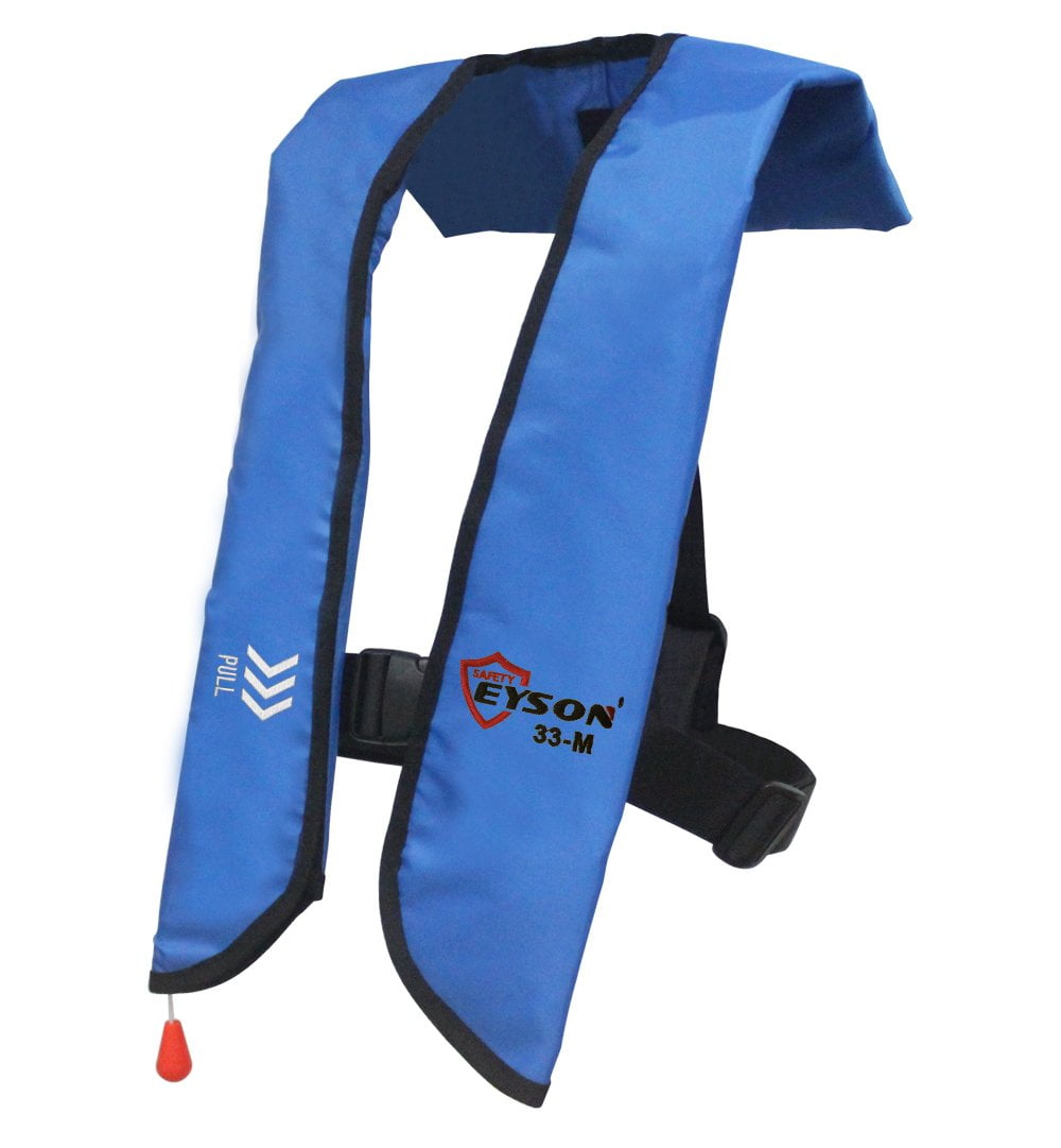 Top Safety Adult Life Jacket with Whistle - Auto Version Inflatable ...