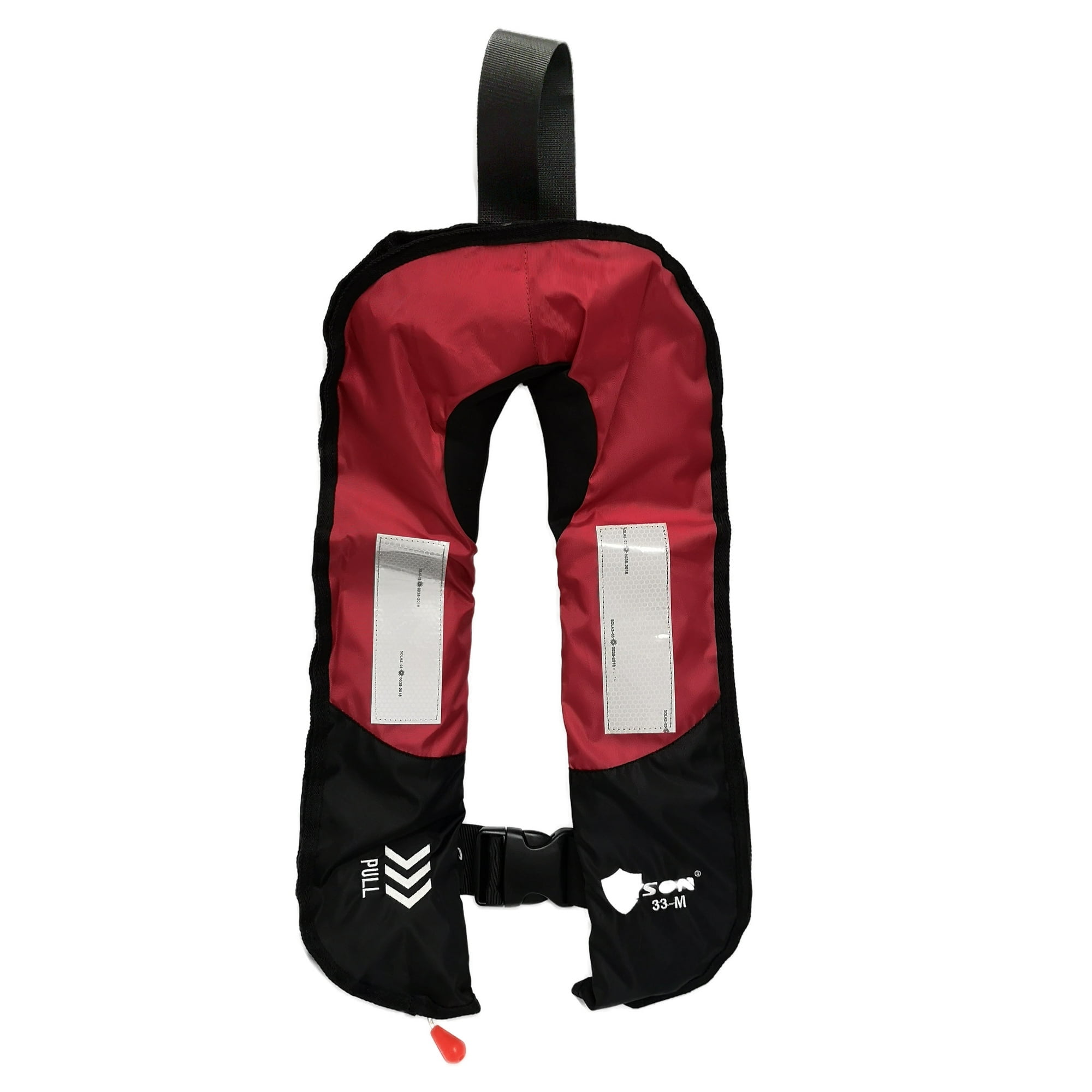 Top Safety Adult Life Jacket with Whistle - Manual Version Inflatable ...
