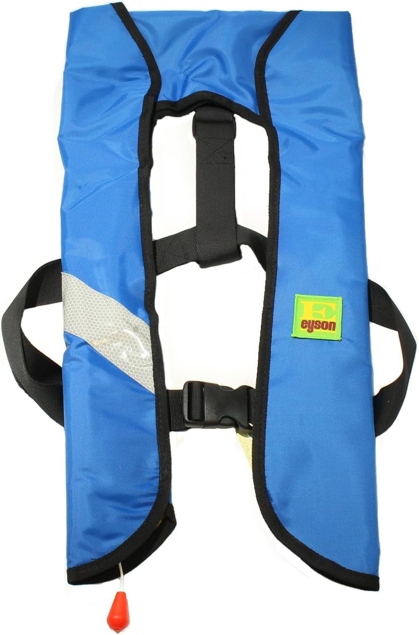Top Safety Adult Life Jacket with Whistle - Manual Version Inflatable ...