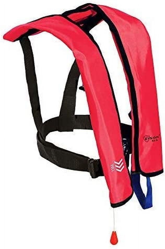 Top Safety Adult Life Jacket with Whistle - Manual Version Inflatable ...