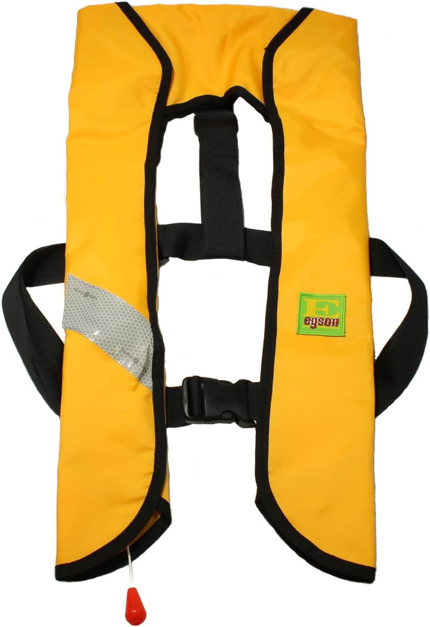 Top Safety Adult Life Jacket with Whistle - Manual Version Inflatable ...