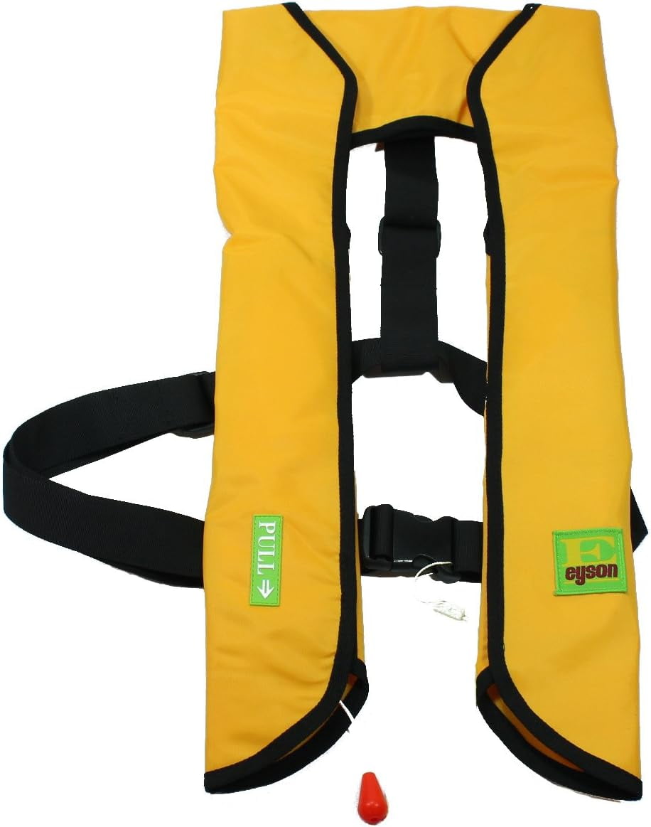 Top Safety Adult Life Jacket with Whistle - Manual Version Inflatable ...