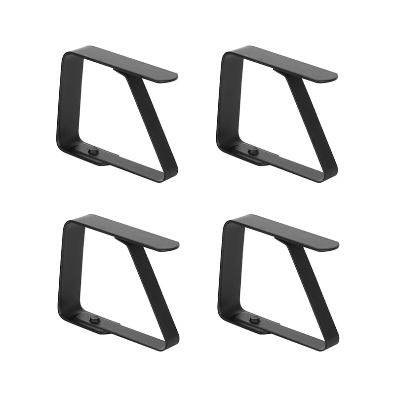 Top Sales 4 Pcs Black Tablecloth Clip Fixing 5X4cm for Buffet Banquet ...