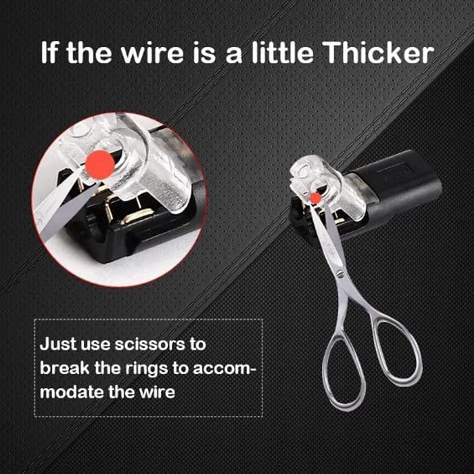 Top Sales 50PCS Double-Wire Plug-in Connector with Locking Buckle ...