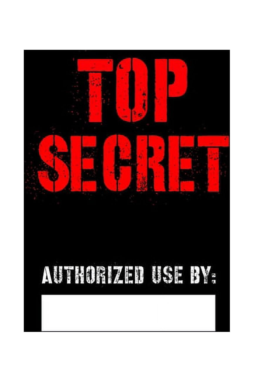 Top Secret Notebooks & Journals: Top Secret Spy Notebook (Paperback ...