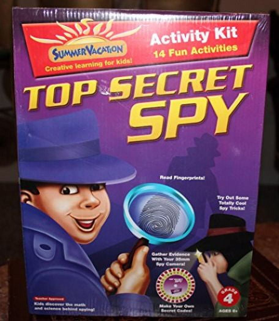Top Secret Spy Activity Kit Reading Math Science Educational Toy for ...