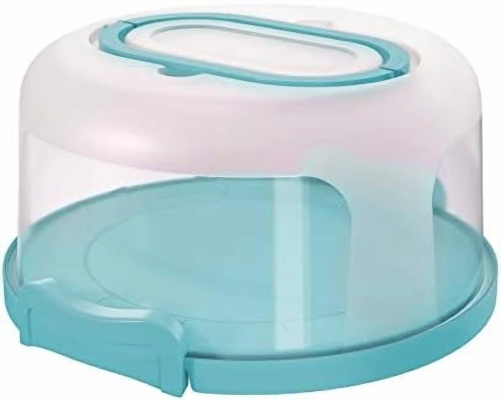 Top Shelf Elements Round Cake Carrier Two Sided Cake Holder Serves as ...