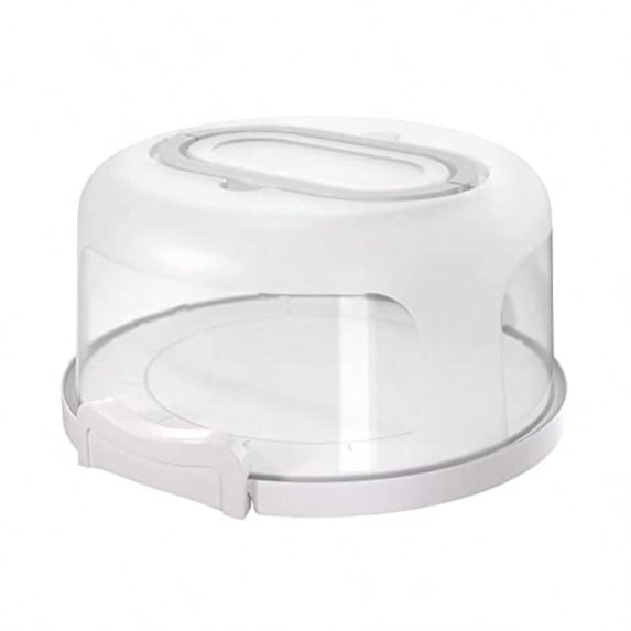 Top Shelf Elements Round Cake Carrier Two Sided Cake Holder Serves as ...