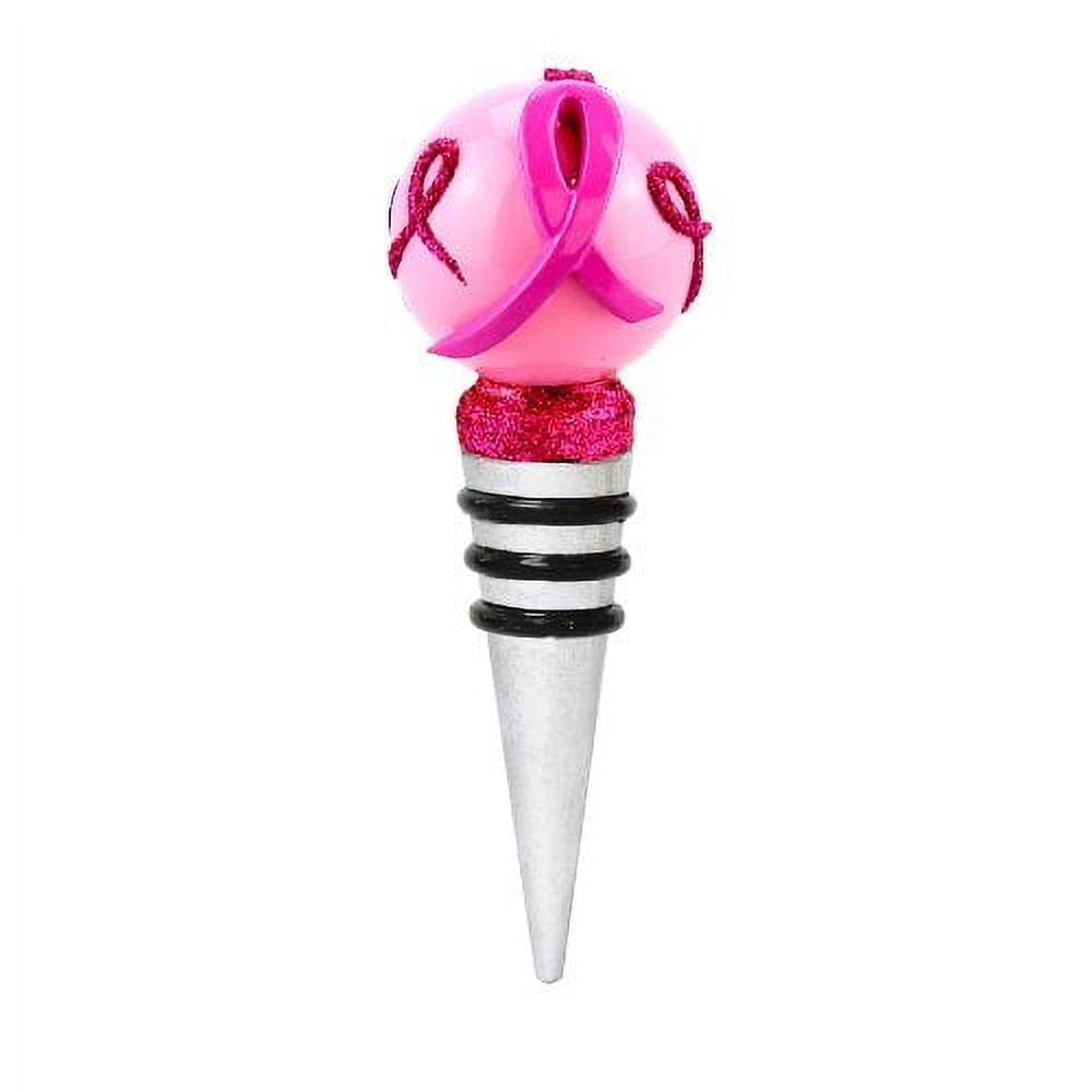 Top Shelf Pink Ribbon-Believe Bottle Stopper - Walmart.com