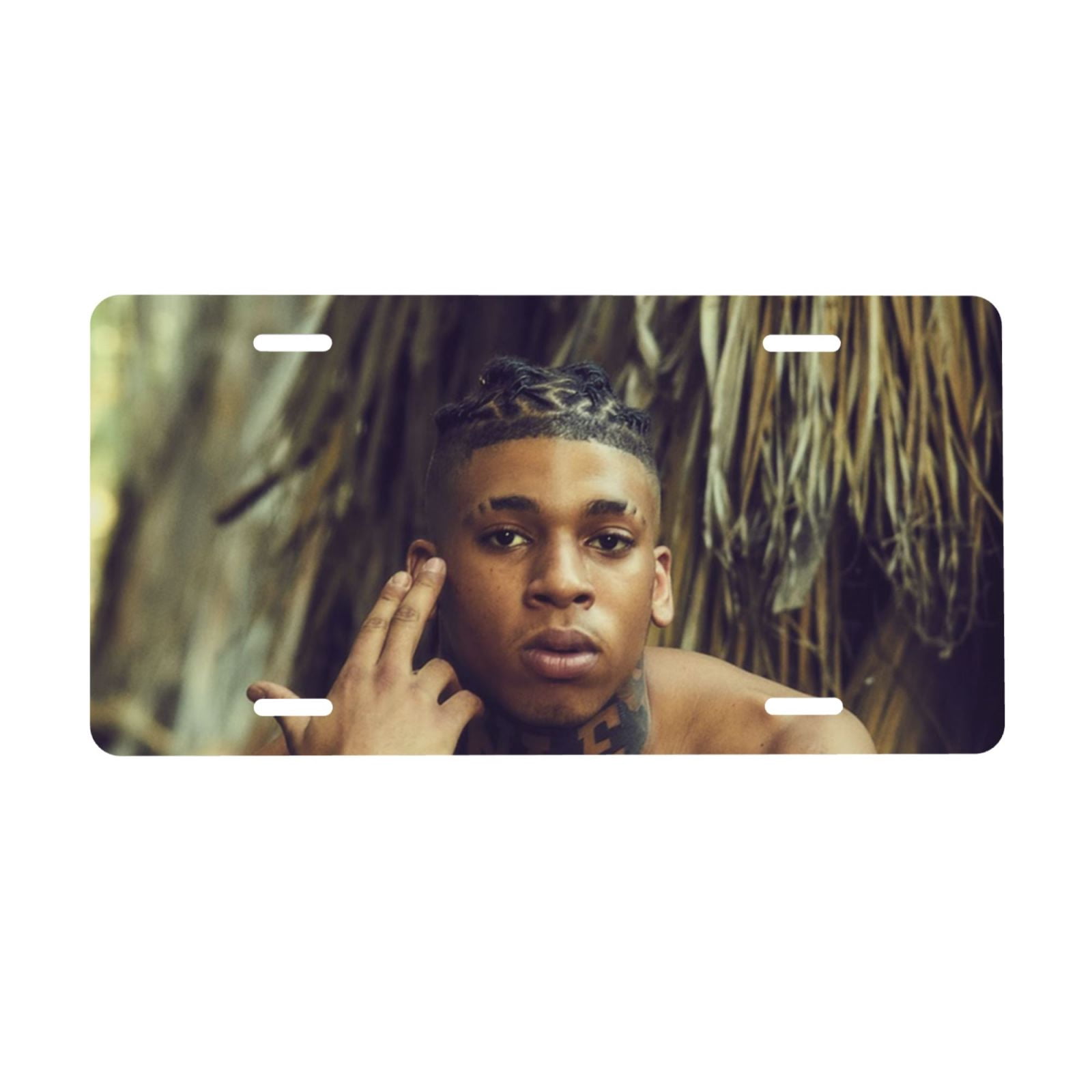 Top Shotta NLE Choppa License Plate Cover Vanity Tag Decorative ...