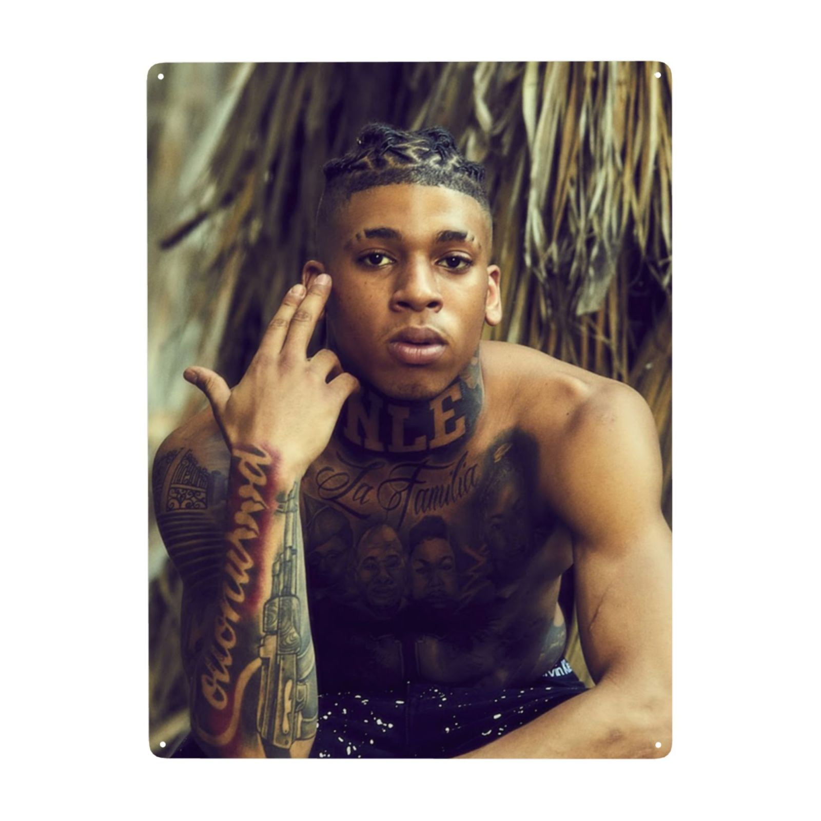 Top Shotta NLE Choppa Metal Sign Decor 30x40cm Wall Art Sign for Home ...