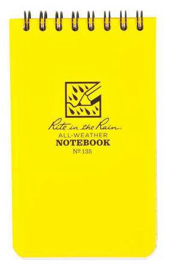 Top Spiral Yellow Notebook 3x5 - Walmart.com