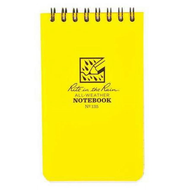Top Spiral Yellow Notebook 3x5 - Walmart.com