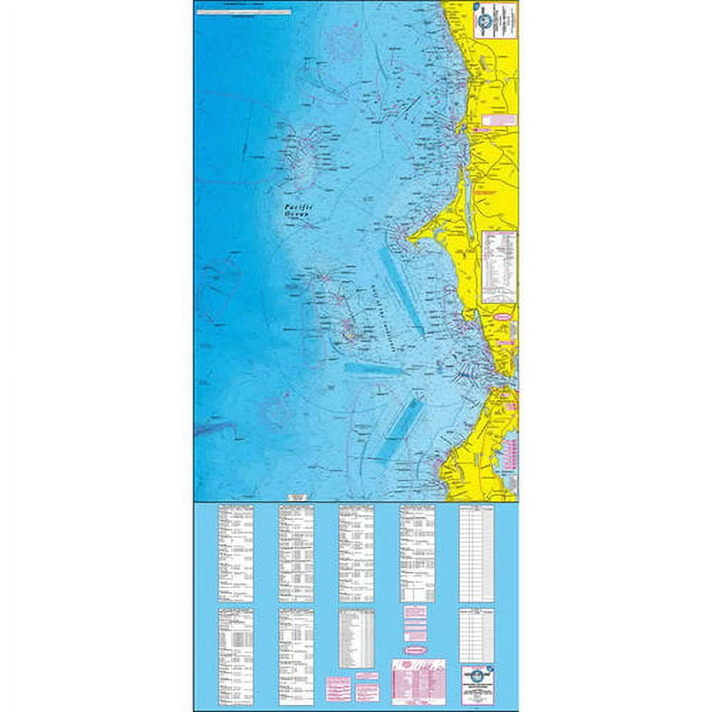 Top Spot Fishing Map Florida - Homosassa Area Cedar Key To Hudson, N201 ...