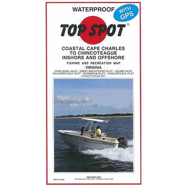 Top Spot Map N245, Virginia, Cape Charles to Chincoteague Inshore ...