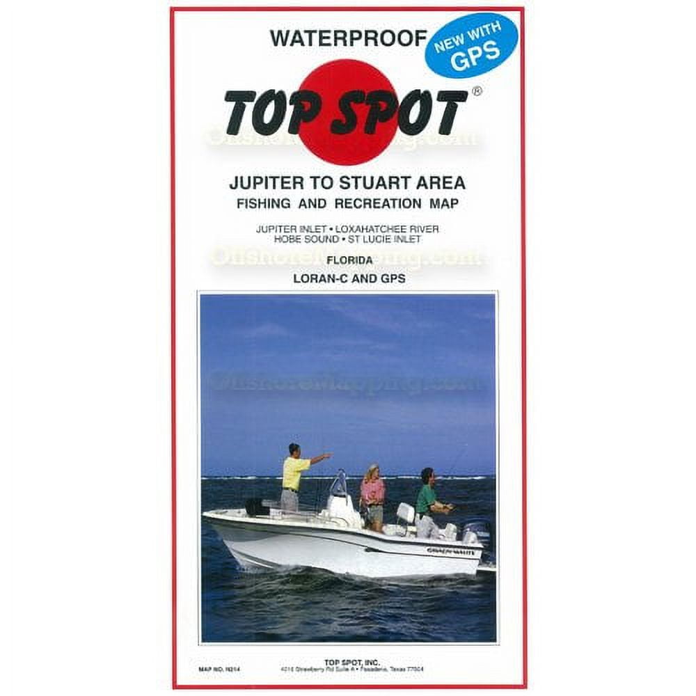 Top Spot Map N214 Jupiter-Stuart - Walmart.com