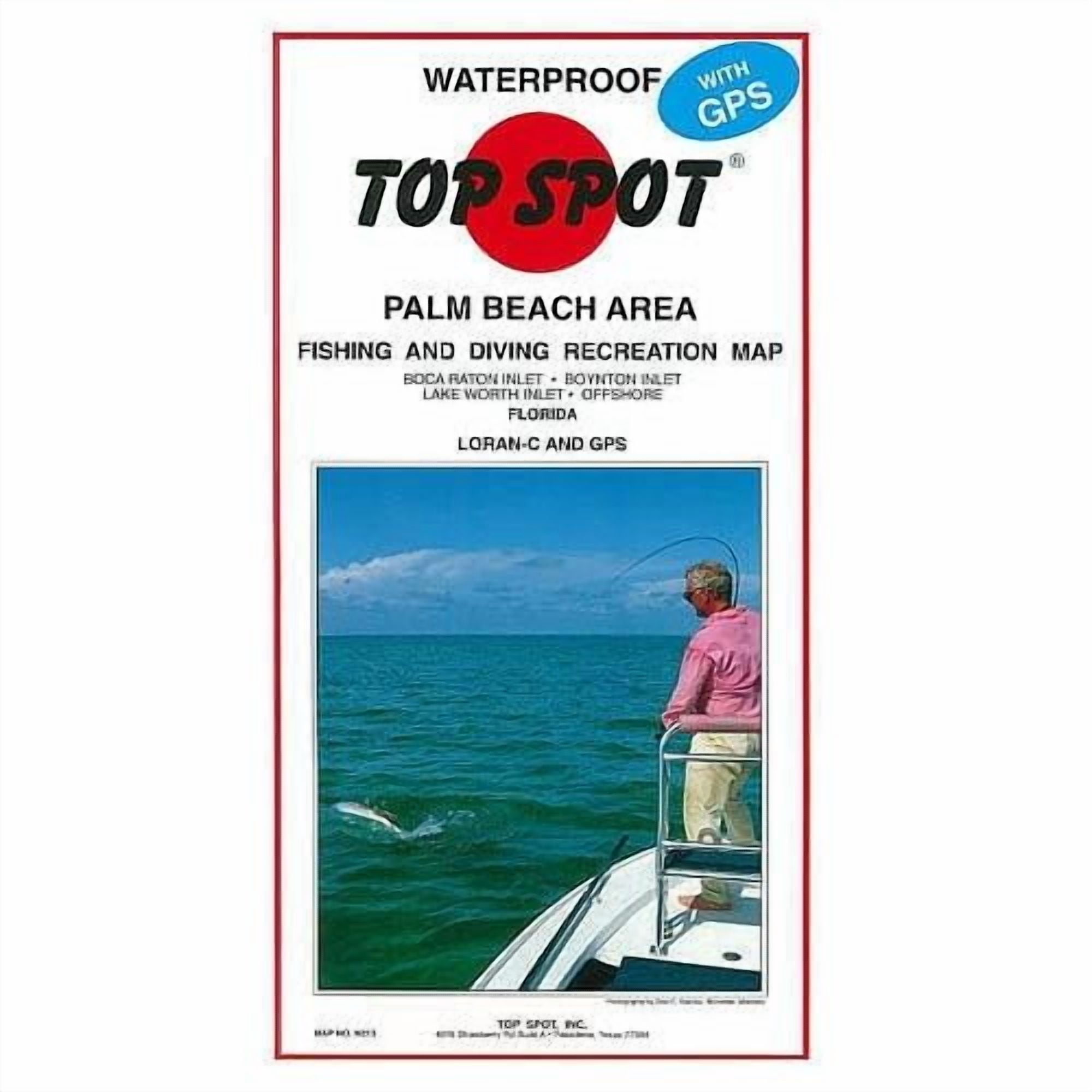 Top Spot Fishing Map N213, Palm Beach Maps - Walmart.com