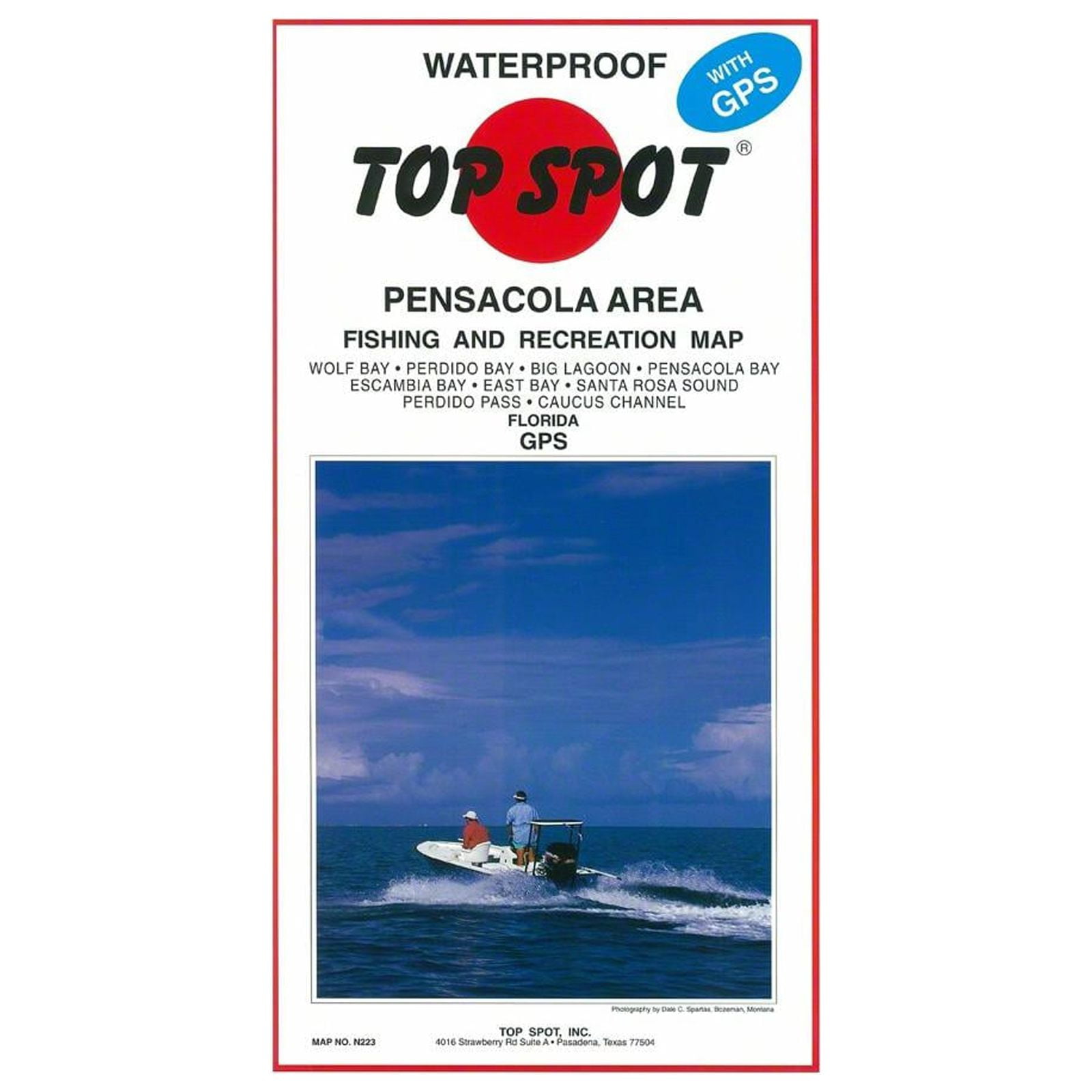 Top Spot N-223 Pensacola Fishing Map - Walmart.com