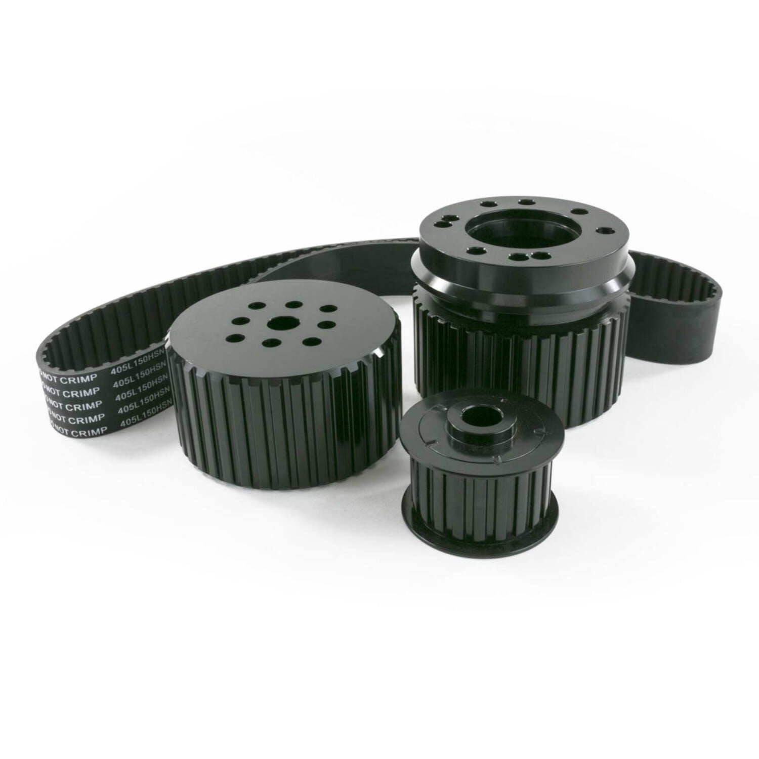 Gilmer Style Belt Pulley Kit for Chevy Big Block (402-454) - Black ...