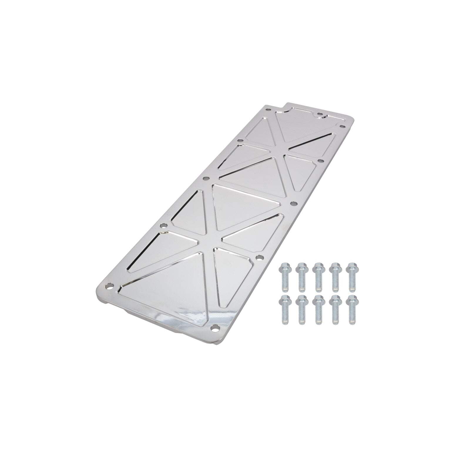 Trussed Style Engine Valley Cover for GM LS2 LS3 LS7 and LSX - Chrome ...