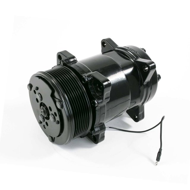 Sanden 508 Style Clutch Serpentine A/C Compressor - Black - Walmart ...