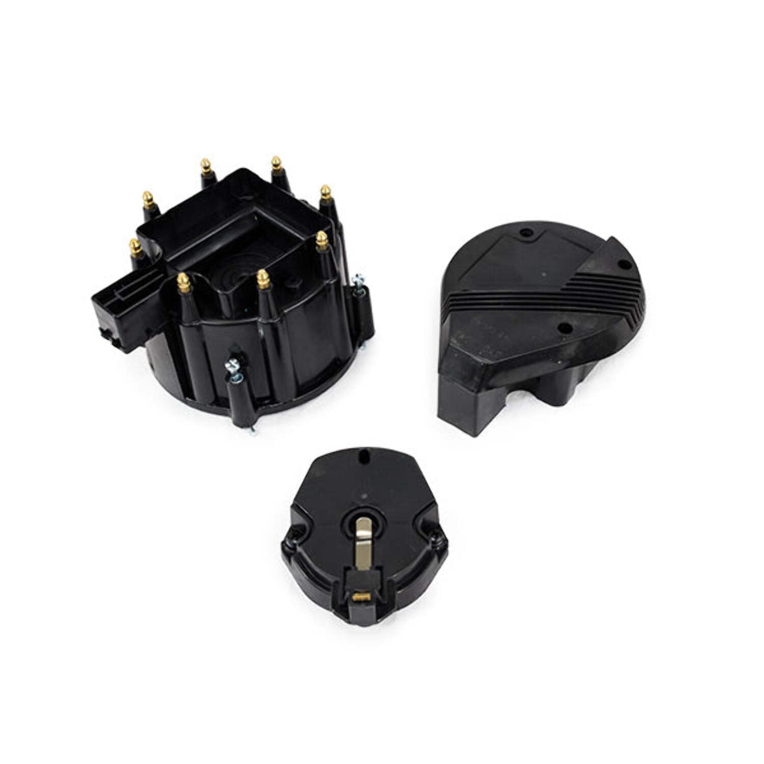8-Cylinder HEI Super Cap Rotor Kit - Black - Walmart.com