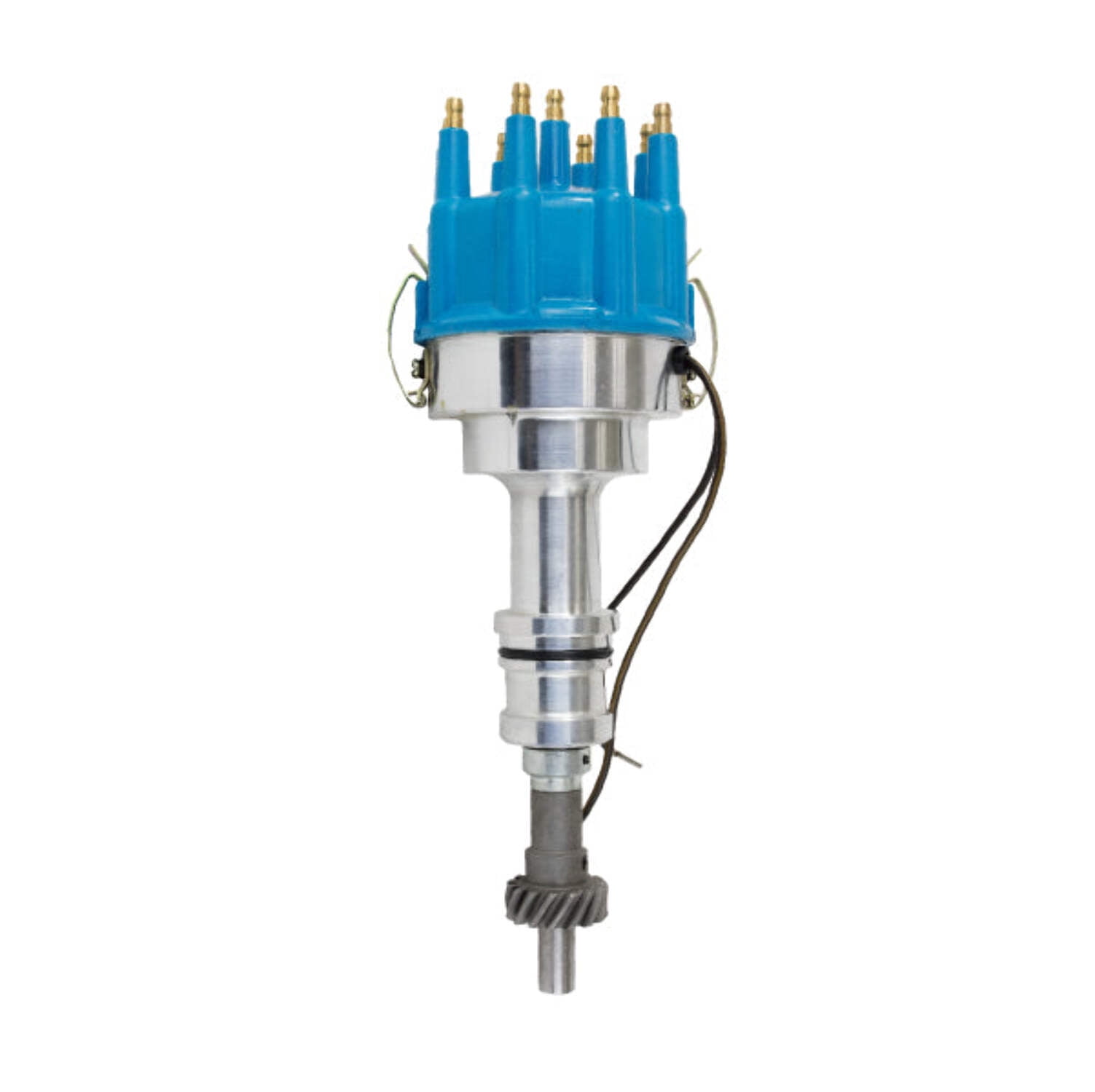 TSP Pro Billet Distributor for Ford Big Block 351M 351C 335 385 - Blue ...