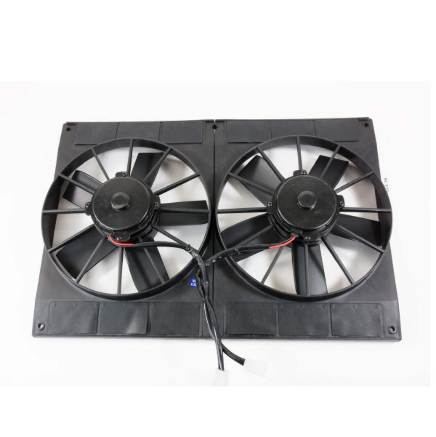Universal Dual Straight-Blade 11" Radiator Cooling Fan Assembly ...