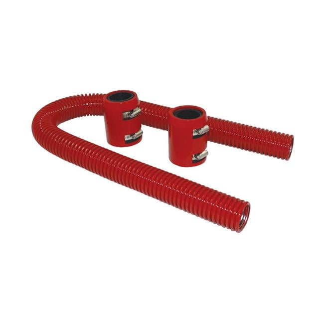 Top Street Performance SP6359 Stainless Steel 36 in. Flexible Radiator Hose Kit, Red - Walmart.com