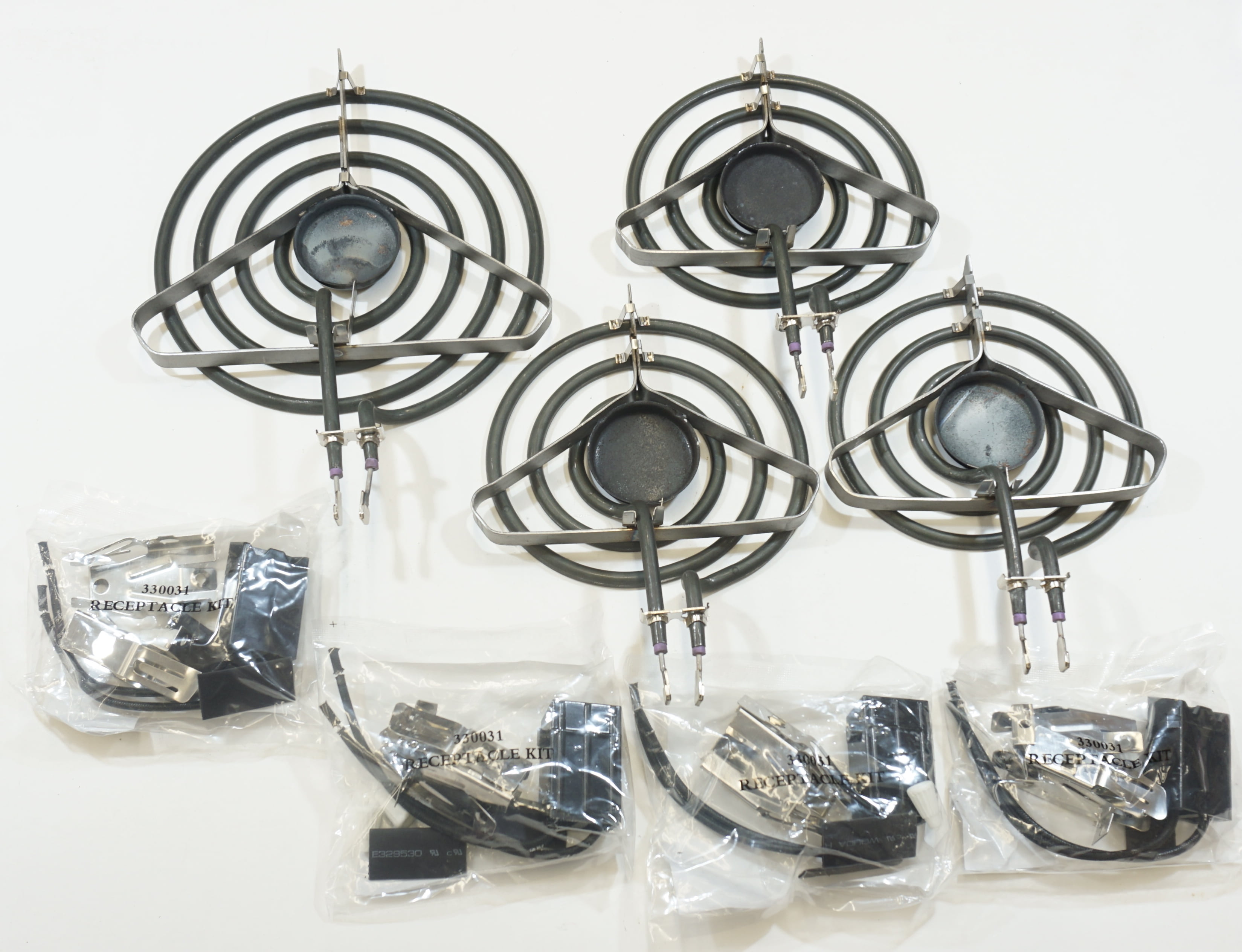 Top Surface Burner Kit for Maytag, Magic Chef, (3)SP12MA, (1)SP21MA, (4 ...