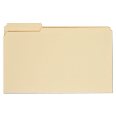 Top Tab Manila File Folders, 1/3-Cut Tabs, Assorted Positions, Legal ...